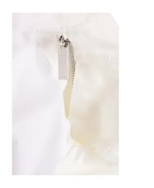 Sacai Short Puff Sleeved Mini Shirt Dress