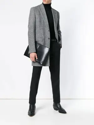 Saint Laurent Logo Clutch Bag