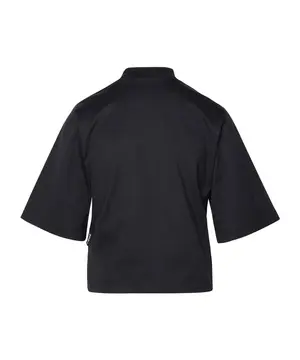 Palm Angels Palm Embroidered Cropped T-shirt