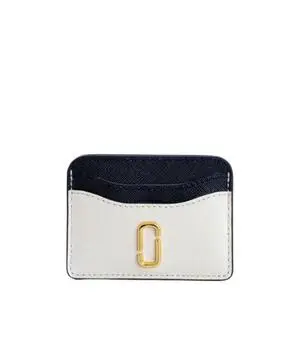 Marc Jacobs Logo Plaque Card Case - White