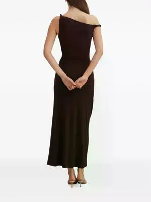 EVER NEW Vicky Asymmetric Twist-detail Maxi Dress