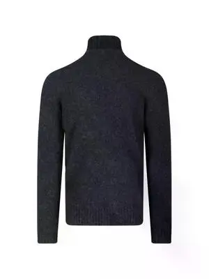 DRUMOHR Roll-neck Wool Sweater - Grey