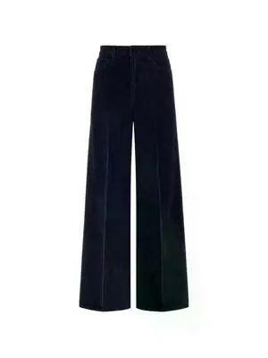 CRUNA Taylor Corduroy-texture Trousers - Blue