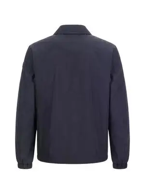 Moncler Logo-patch Button-up Jacket - Blue
