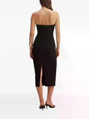EVER NEW Betty Strapless Ruched Midi Dress