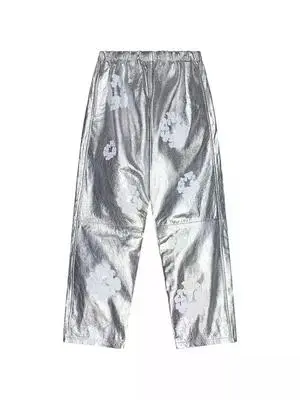 DENIM TEARS Wreath Track Pants - Silver