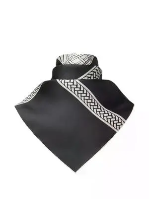 Fendi Selleria Horse-print Scarf - Black