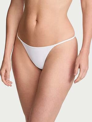 Victoria's Secret No-show V-string Panty White,ivory