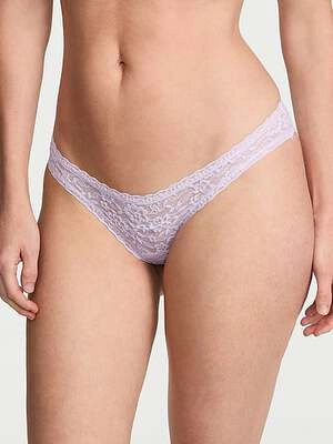 Victoria's Secret The Lacie Lace Ultra-low Cheeky Panty - Purple