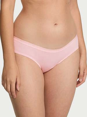 Victoria's Secret Stretch Cotton Ultra-low Cheeky Panty - Pink