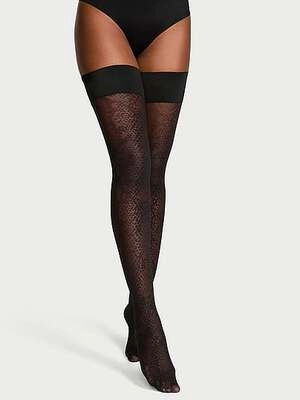 Victoria's Secret Very Sexy Sheer Snake Thigh Highs