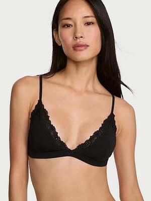 Victoria's Secret Sosoft™ Modal Lace-trim Bralette - Black