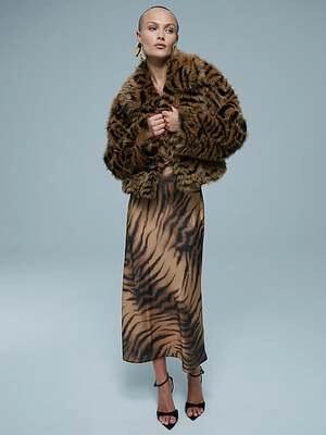 Victoria's Secret Bardot Colette Faux Fur Jacket