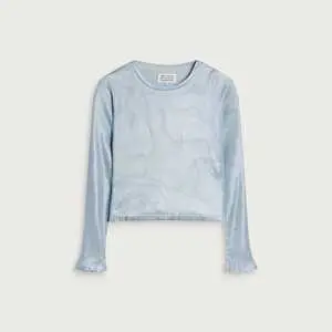 MAISON MARGIELA Foiled Longsleeve Top - Light Blue