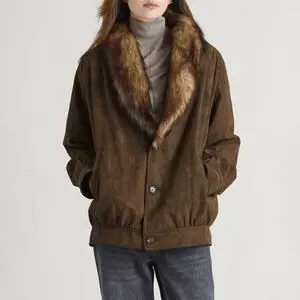 MAISON MARGIELA Faux Suede Jacket