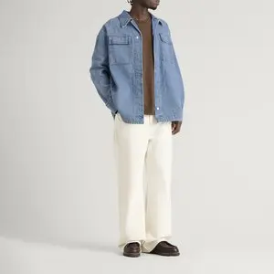 AMI Paris Indigo Denim Overshirt