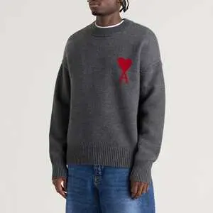 AMI Paris Crewneck Contrasted Adc Jumper