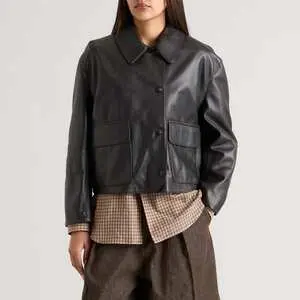 You Must Create Edge Leather Jacket