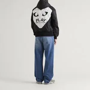 Play Comme Des Garcon Heart Hoodie
