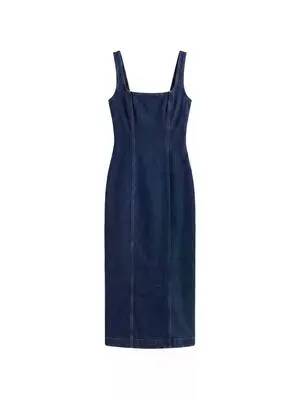 REFORMATION Gladys Denim Midi Dress - Blue