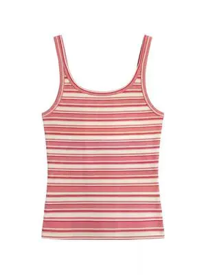 REFORMATION Calie Striped Ribbed Tank Top