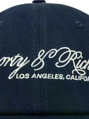 Sporty & Rich International Logo-embroidered Baseball Cap