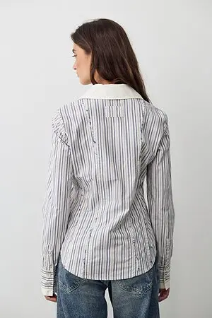 Free People We The Free Bittersweet Button Down Top