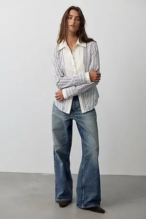 Free People We The Free Bittersweet Button Down Top
