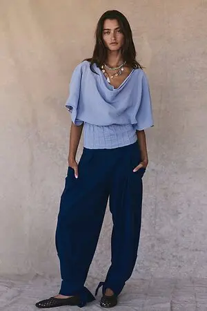 Free People Sutton Low-rise Pants - Posiedon