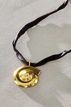 ANITA BERISHA Spiraling Inwards Pendant Necklace