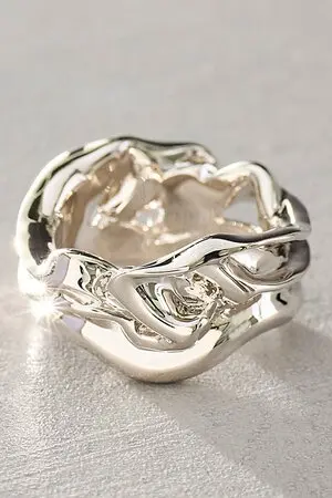 ANITA BERISHA Anita Berisha It's Calm After The Storm Ring Silver