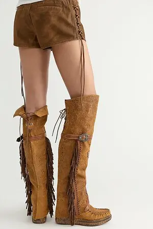 EL VAQUERO Drifter Embossed Tall Moc Boots