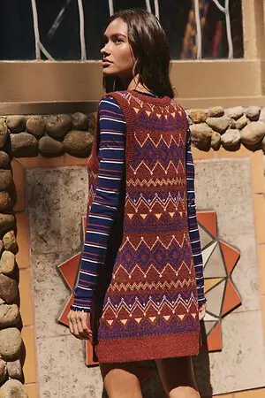 Free People Rowan Barrel Sweater Mini Dress
