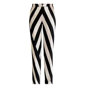 MAXJENNY Classic Suit Pants Black - White