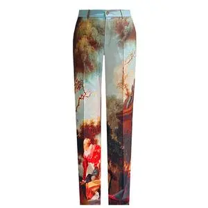 MAXJENNY Classic Suit Pants Garden Royal - Green