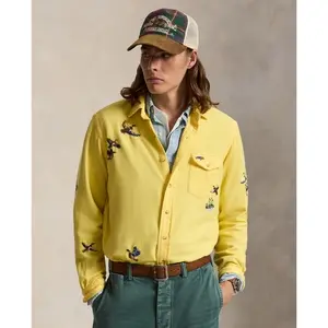 Ralph Lauren Classic Fit Duck-embroidered Twill Shirt