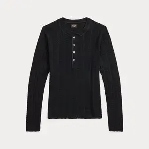 Ralph Lauren Cotton Pointelle Henley Shirt