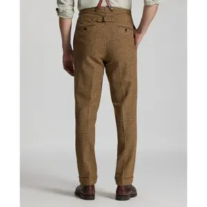 Ralph Lauren Slim Fit Checked Wool Suit Trouser