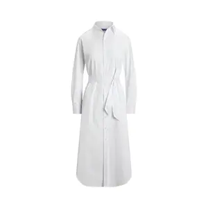 Ralph Lauren Arielle Satin Stretch Poplin Day Dress