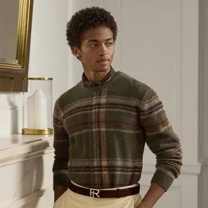Ralph Lauren Plaid Brushed Wool-blend Sweater - Cortina Multi
