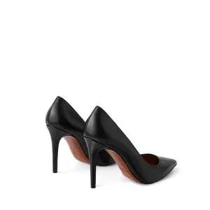 Ralph Lauren Tenney 95 Mm Goatskin Pump - Black