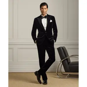 Ralph Lauren Gregory Hand-tailored Velvet Trouser