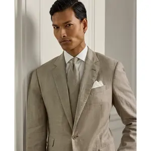 Ralph Lauren Kent Hand-tailored Glen Plaid Jacket