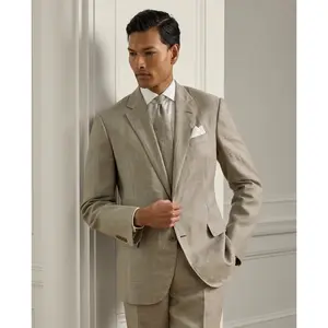 Ralph Lauren Kent Hand-tailored Glen Plaid Jacket