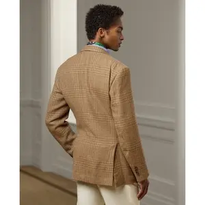 Ralph Lauren Kent Hand-tailored Plaid Suit Jacket
