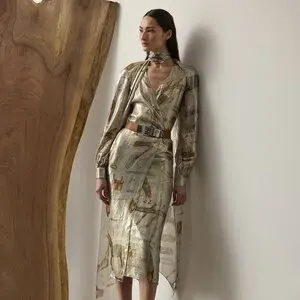 Ralph Lauren Terry Equestrian-print Cocktail Dress