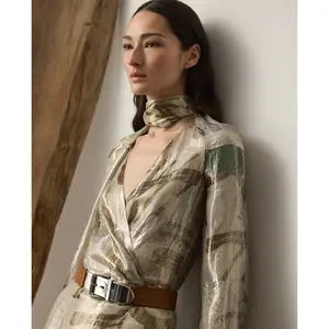 Ralph Lauren Terry Equestrian-print Cocktail Dress