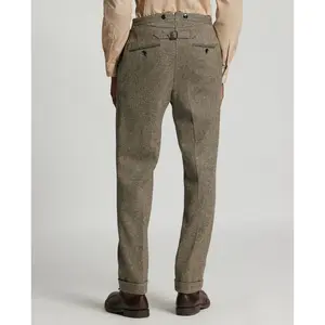 Ralph Lauren Slim Fit Wool Dobby Suit Trouser