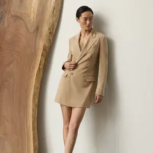 Ralph Lauren Camden Wool Gabardine Day Dress