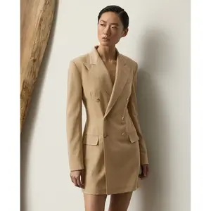 Ralph Lauren Camden Wool Gabardine Day Dress